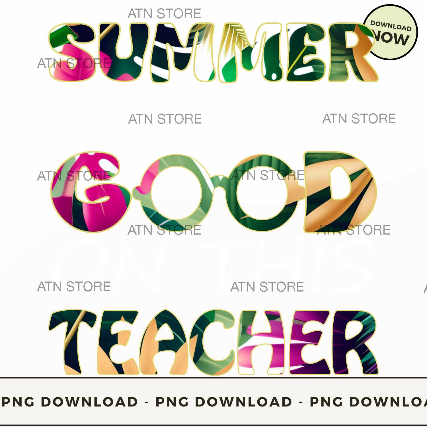 Summer look good on this teacher High-quality PNG Instant Do | Inspire ...