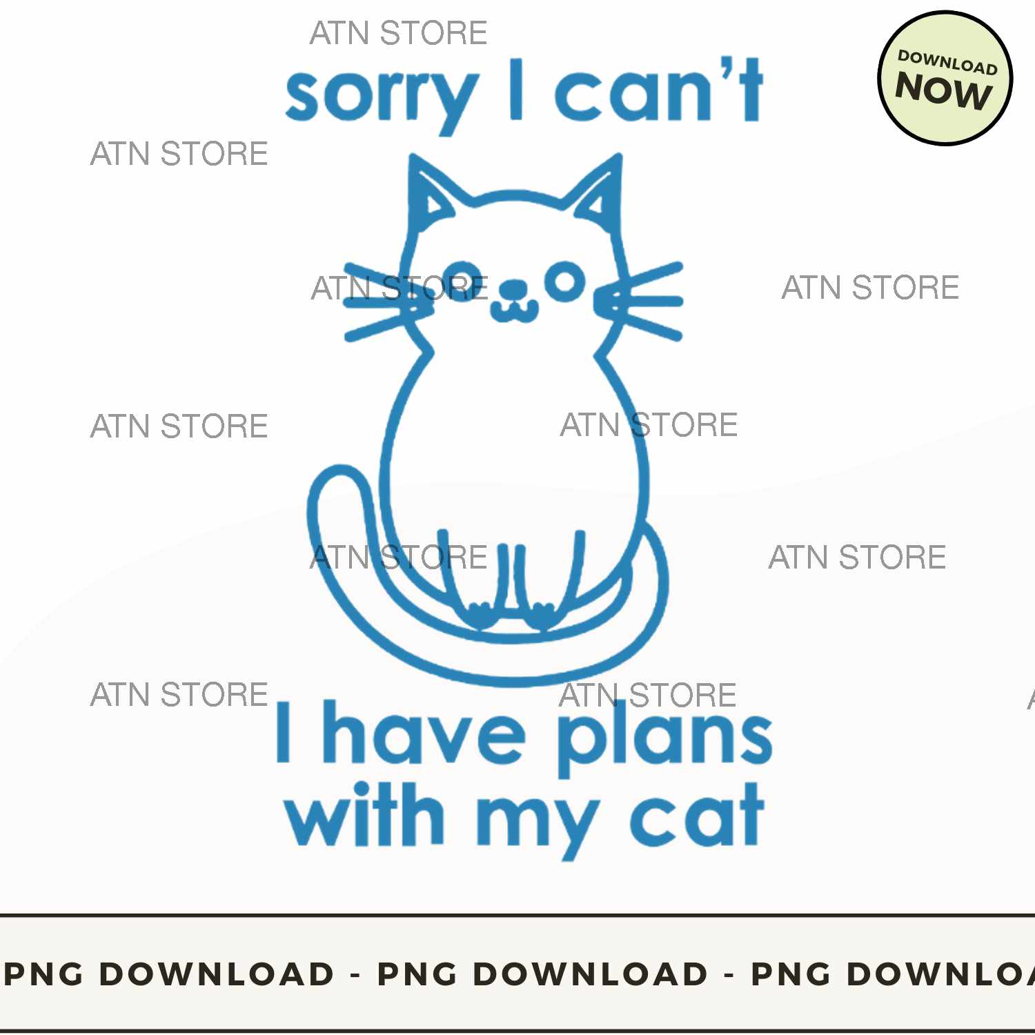 Busy with cats High-quality PNG Instant Download, ATN Store | Inspire ...