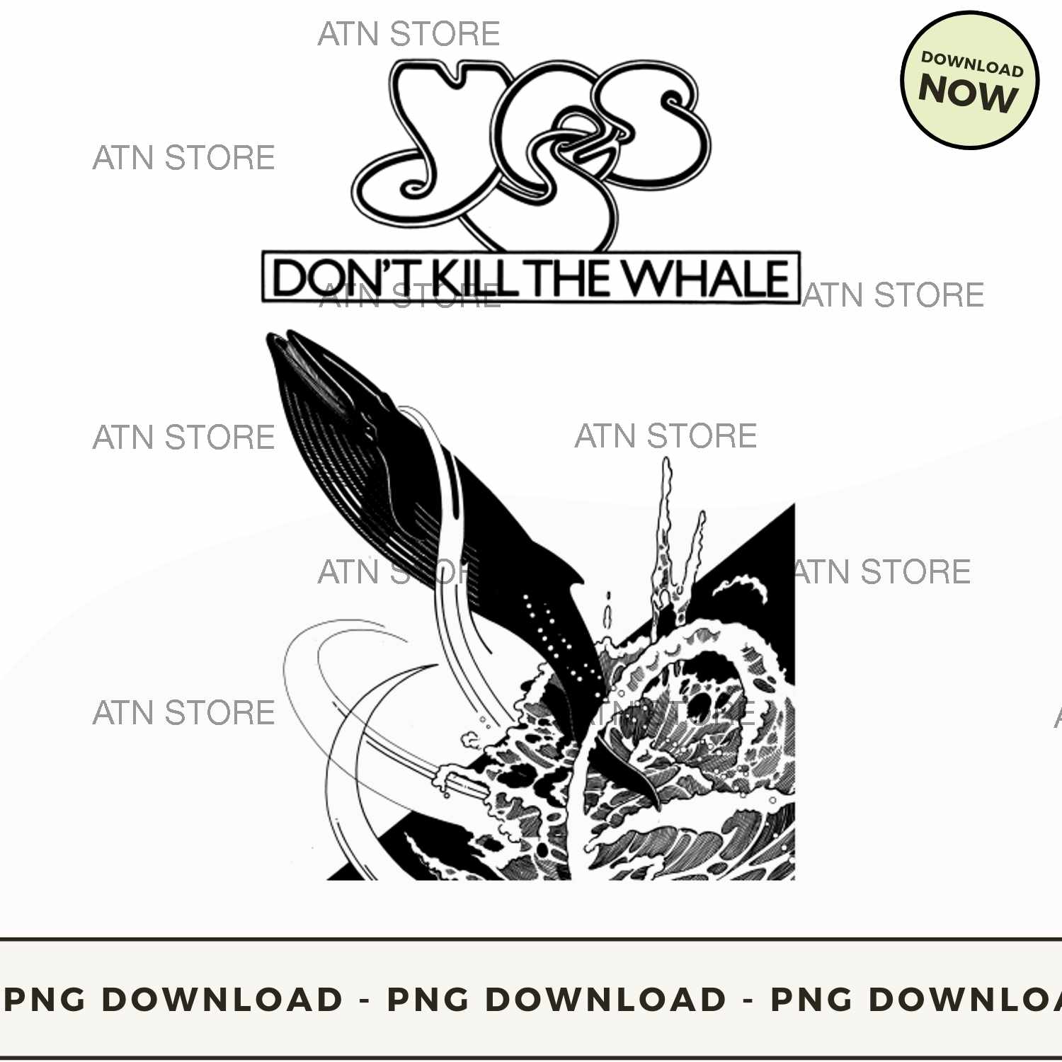 YES022 - Yes Band - Dont Kill The Whale 50 High-quality PNG | Inspire ...