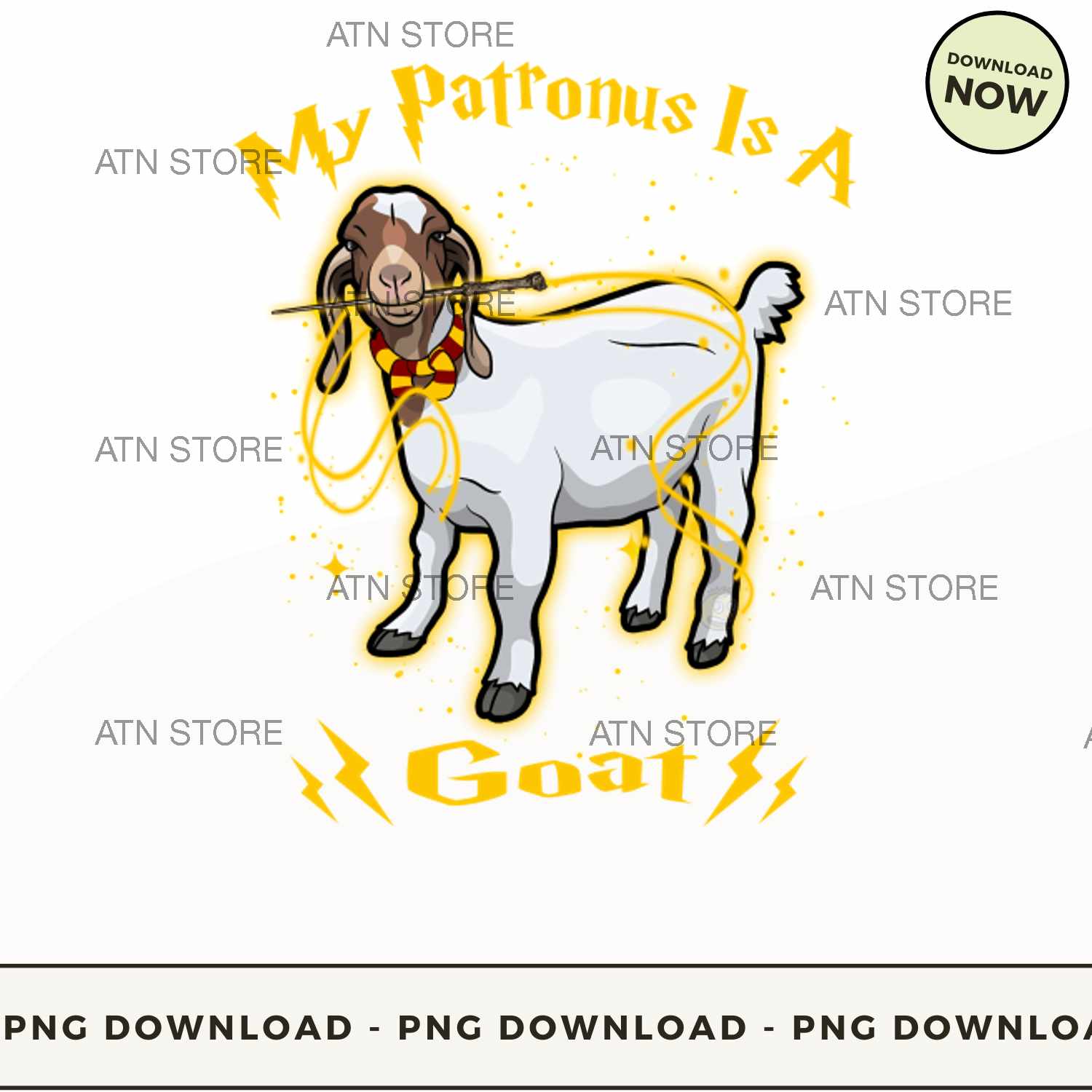 My Patronus Is A Goat 10 High-quality PNG Instant Download, | Inspire ...