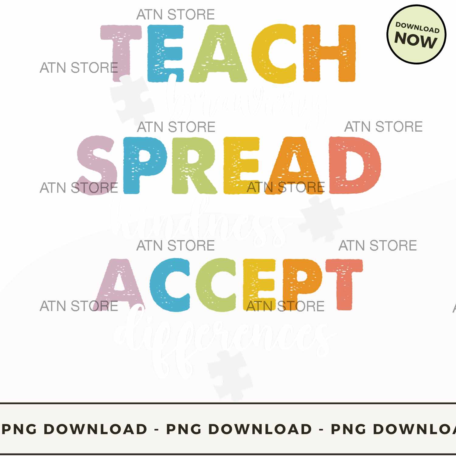 Teach bravery Spread kindness Accept differences 52 High-qua | Inspire ...