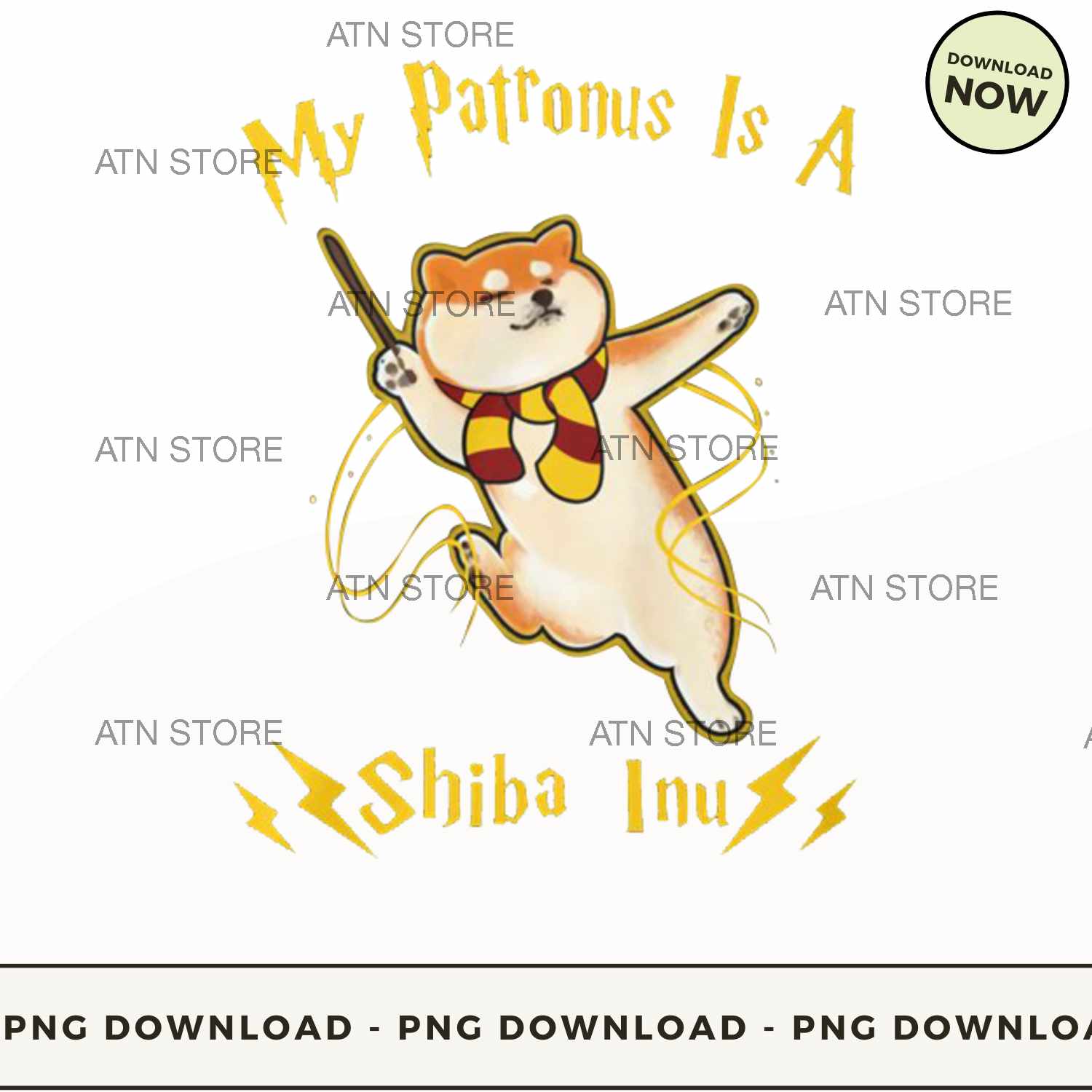 My Patronus Is A Shiba Inu 85 High-quality PNG Instant Downl | Inspire ...