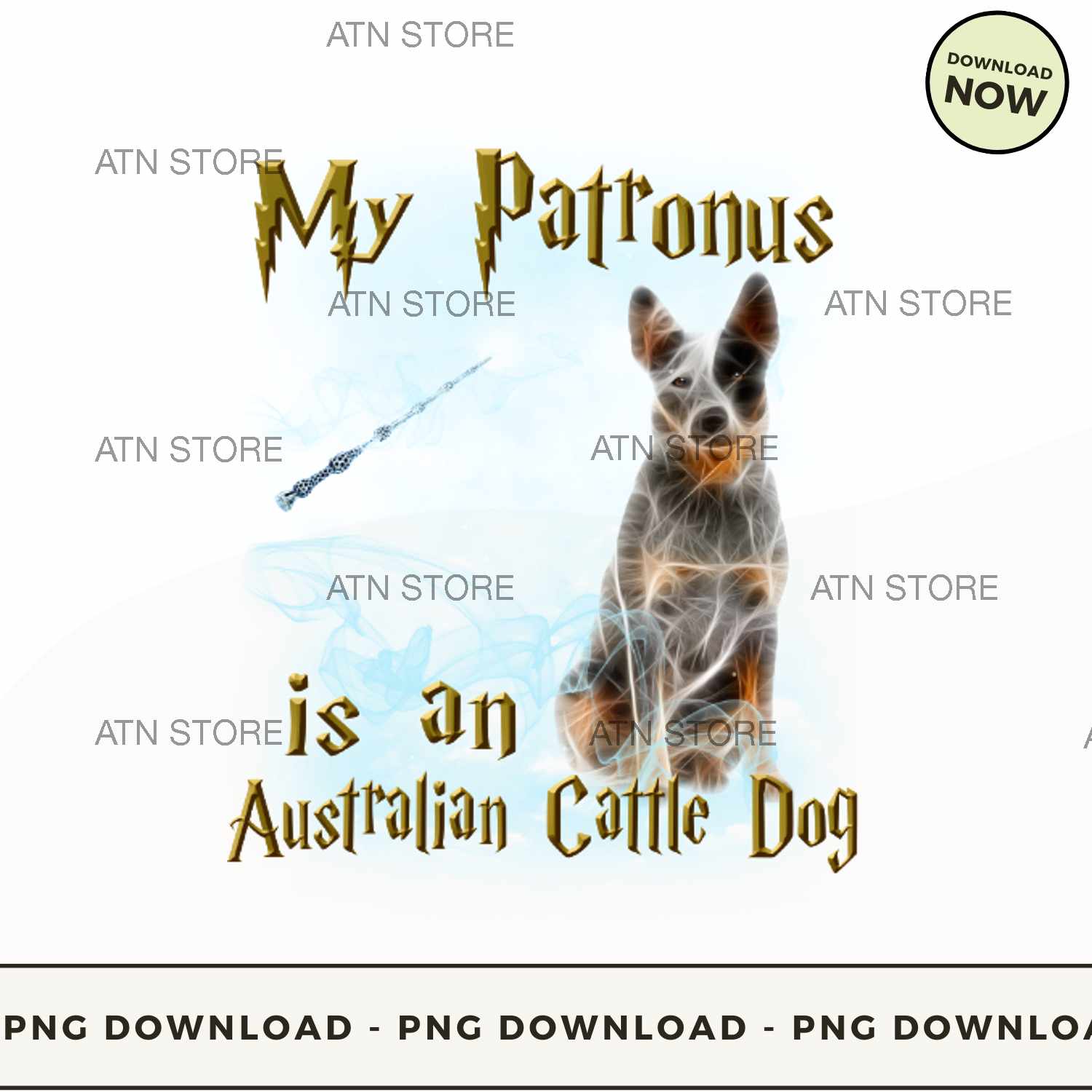 My patronus is an Astralian Cattle Dog 48 High-quality PNG I | Inspire ...