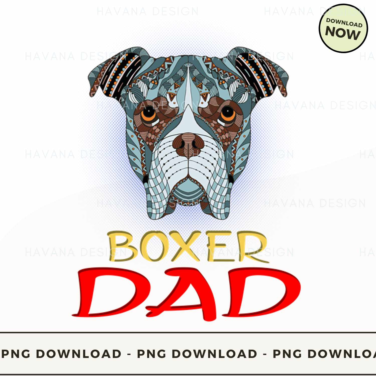 Boxer Dad 27 High-quality PNG Instant Download, ATN Store | Inspire Uplift