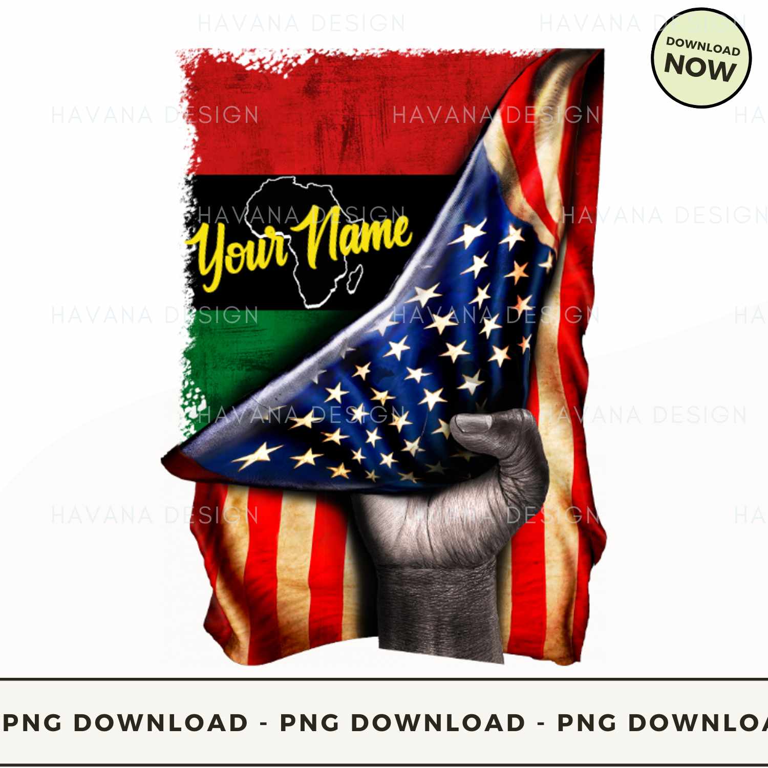 Flag Front 7 High-quality PNG Instant Download, ATN Store | Inspire Uplift