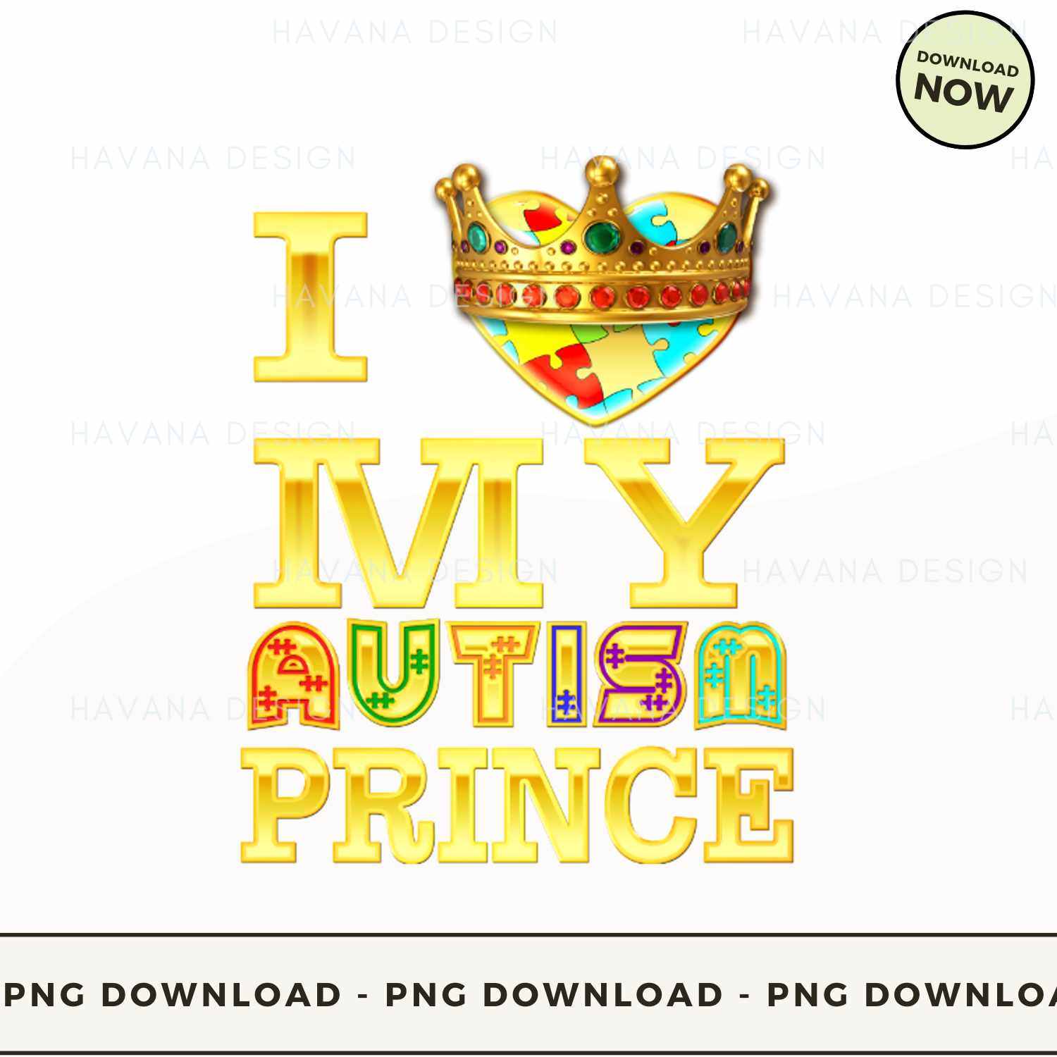 Autism Prince 23 High-quality PNG Instant Download, ATN Stor | Inspire ...