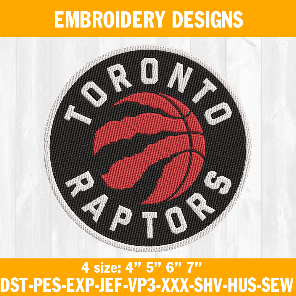 Toronto Raptor Embroidery Designs, NBA Embroidery Designs, T | Inspire ...