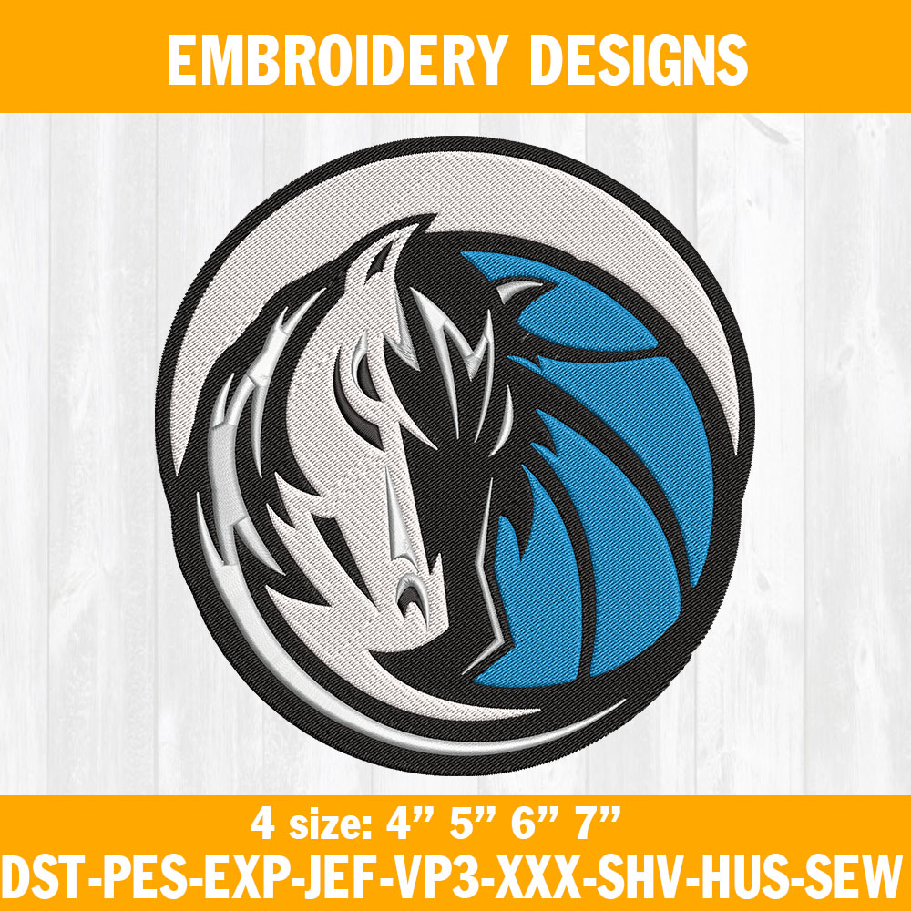 Dallas Mavericks Embroidery Designs, NBA Embroidery Designs, | Inspire ...