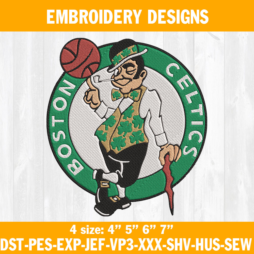 Boston Celtics Embroidery Designs, NBA Embroidery Designs, B | Inspire ...