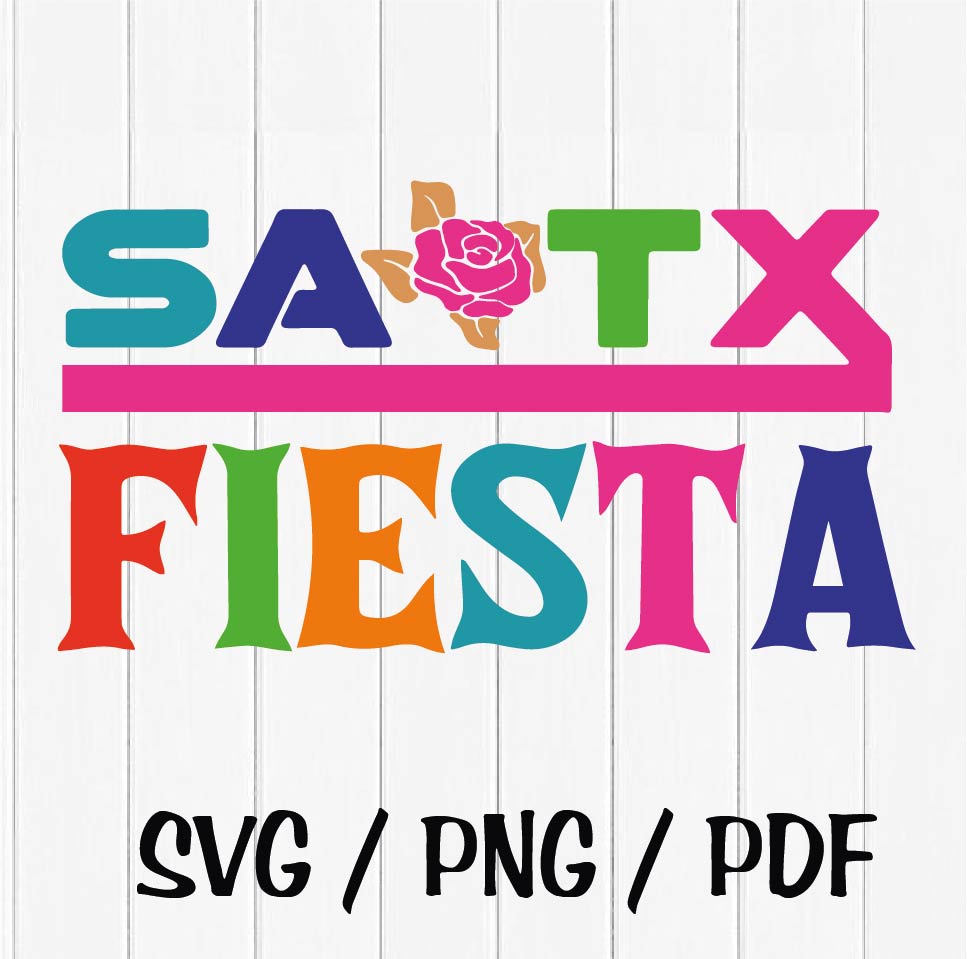 SATX Fiesta, SVG PDF PNG | Inspire Uplift