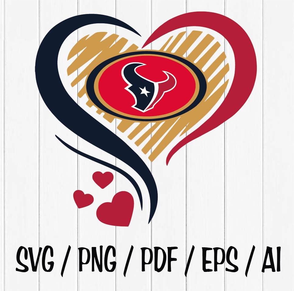 Houston Texans, Instant Digital Download SVG PDF PNG EPS Ai | Inspire ...