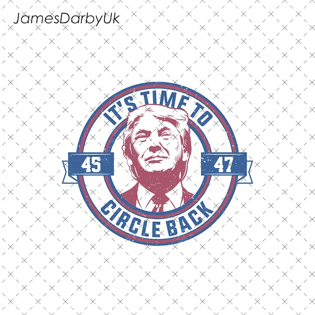 Trump 45 47 Png, Trump Circle Back Republican Proud Conserva | Inspire ...