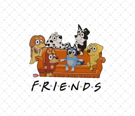Bluey Friends Png, Bluey Friends Svg, Bluey Family Png, Blue - Inspire ...