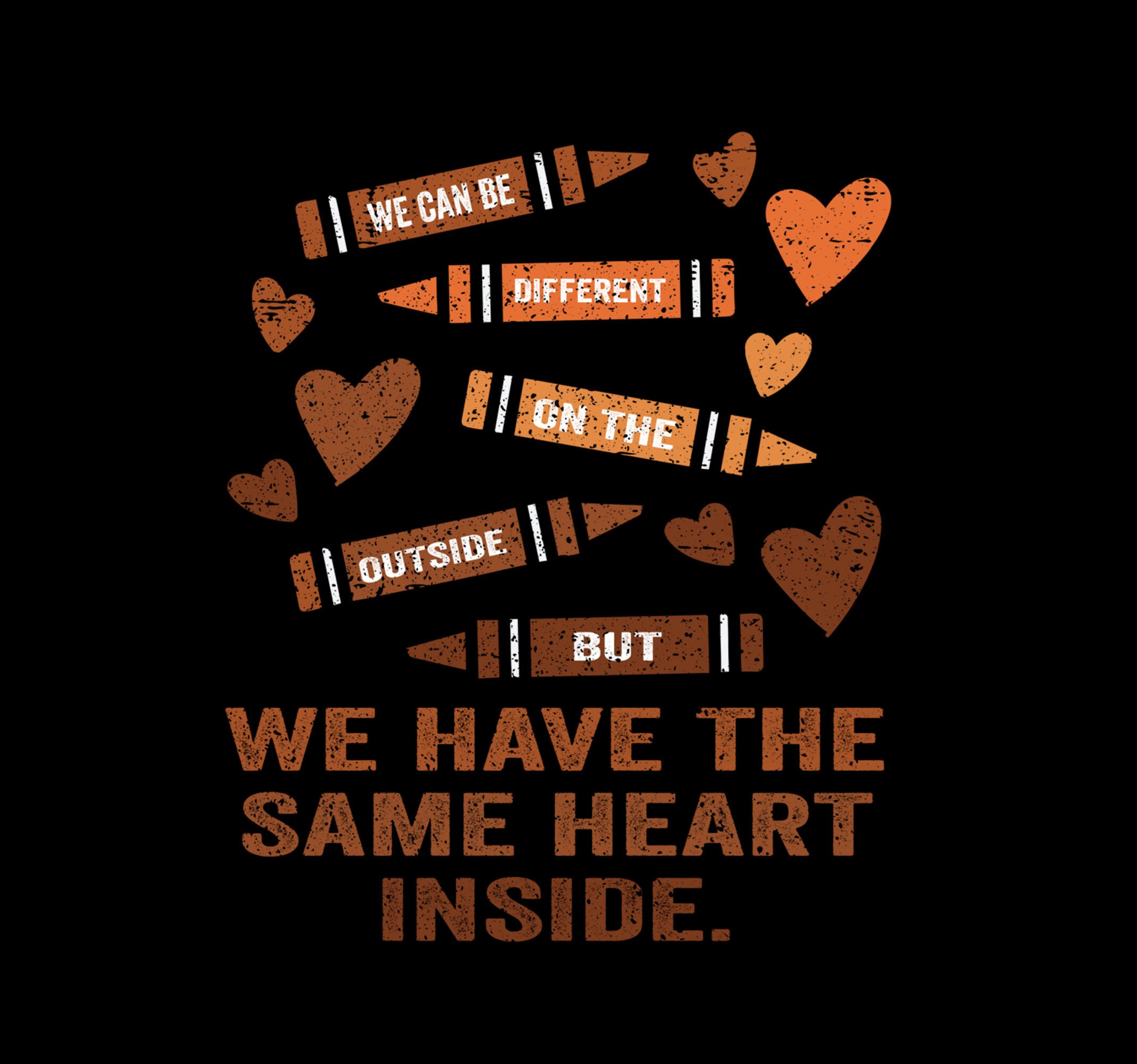 We Have The Same Heart Inside Png, Same Heart Black History | Inspire ...