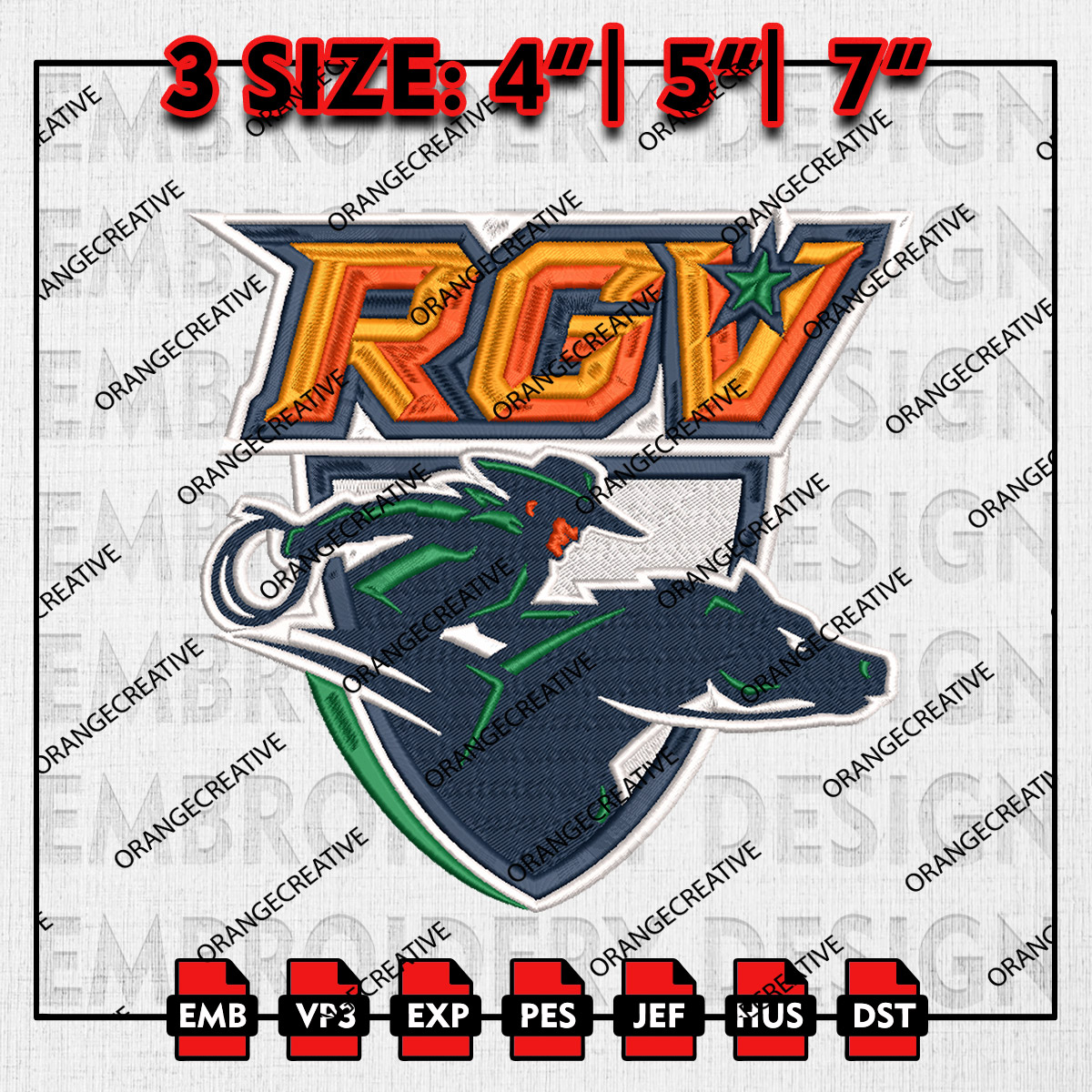 UT Rio Grande Logo Emb Designs, NCAA Embroidery Files, NCAA | Inspire ...