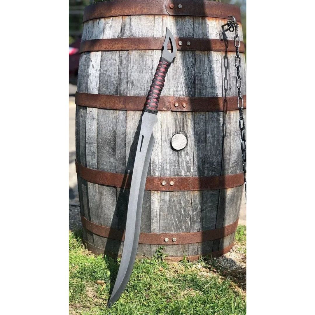 Carbon Steel Full Tang Machete Knife Custom Handmade Hunting | Inspire ...