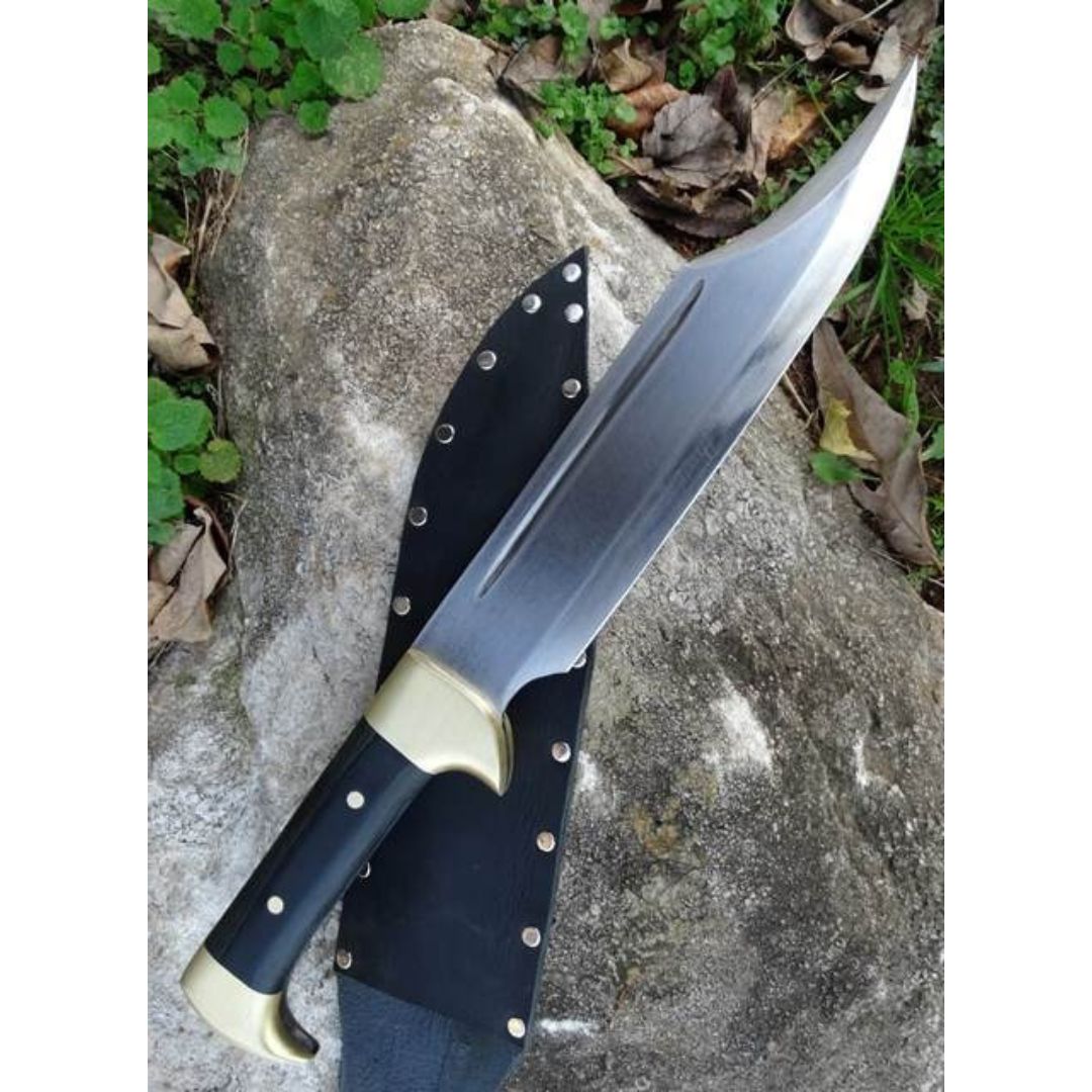 D2 Steel Custom Knife Fixed Bladed Handmade Bowie Knife Surv | Inspire ...