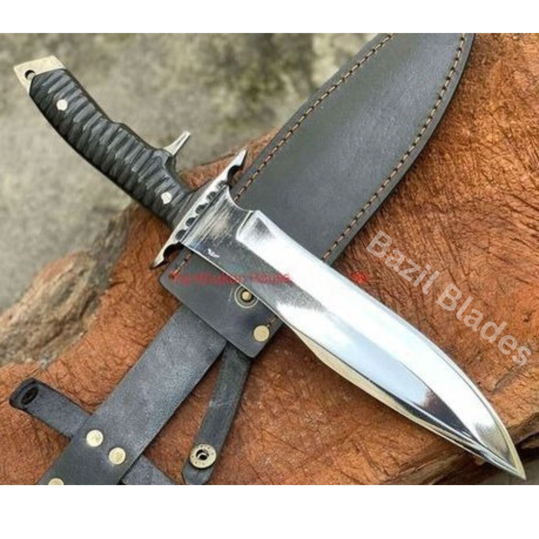 Full Tang Rambo Custom Knife D2 Steel Hunting Survival Bowie | Inspire ...