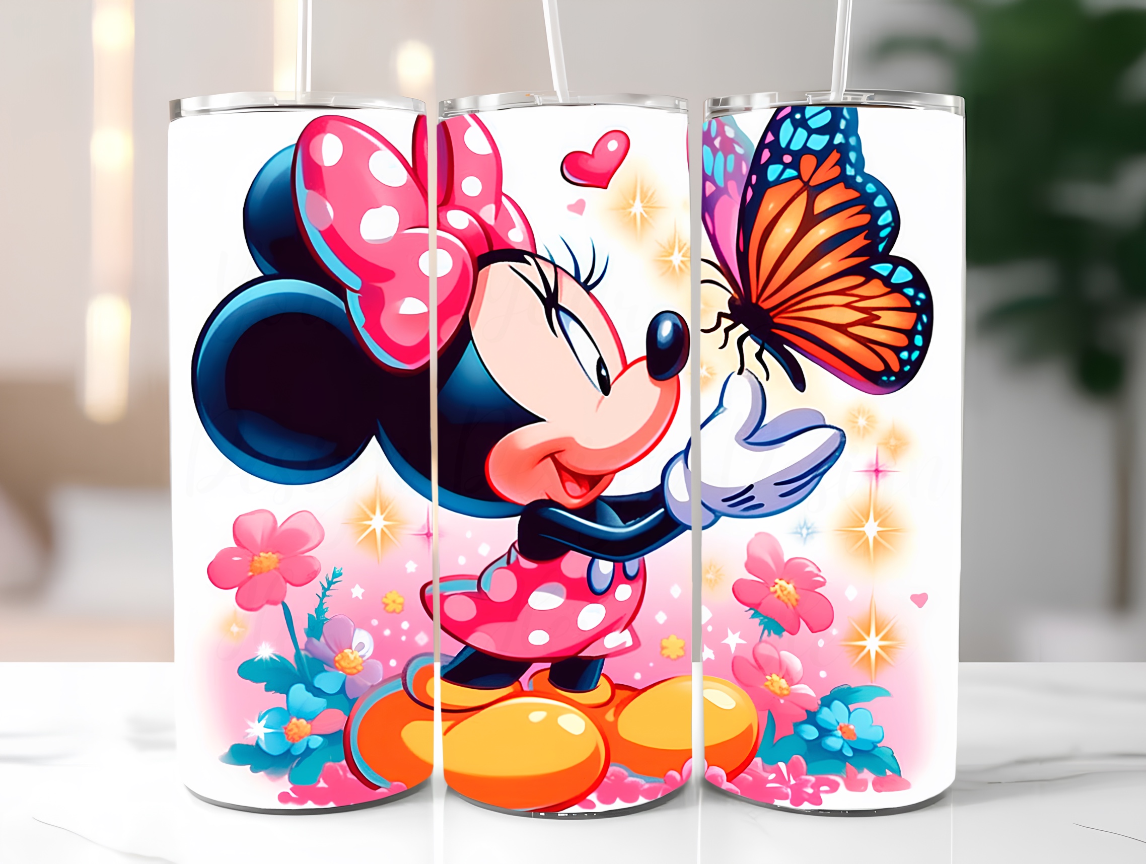 Minnie Mouse tumbler wrap girls PNG, Disney Tumbler Wraps Su | Inspire ...