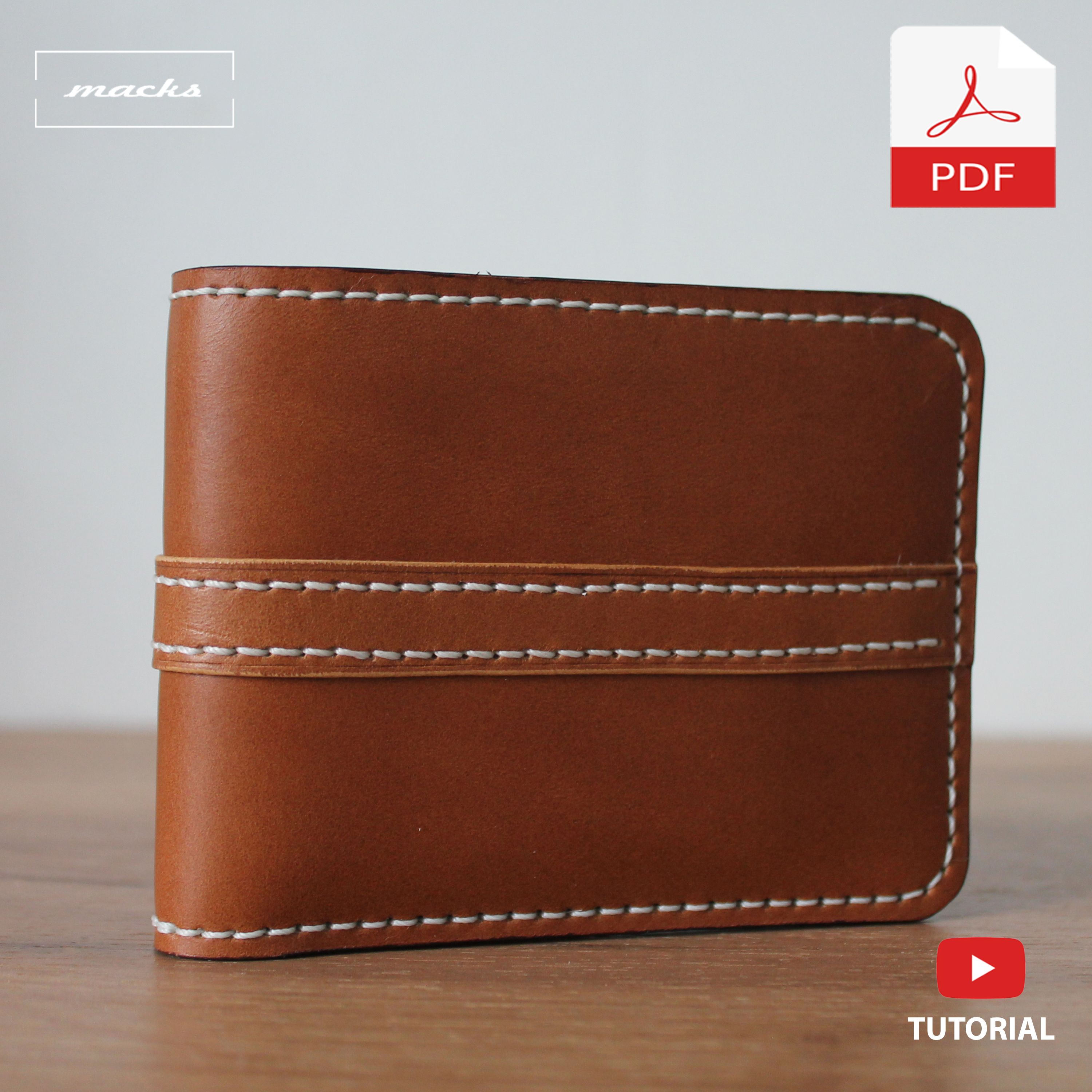 Pattern - Leather men's wallet - 4mm | Inspire Uplift