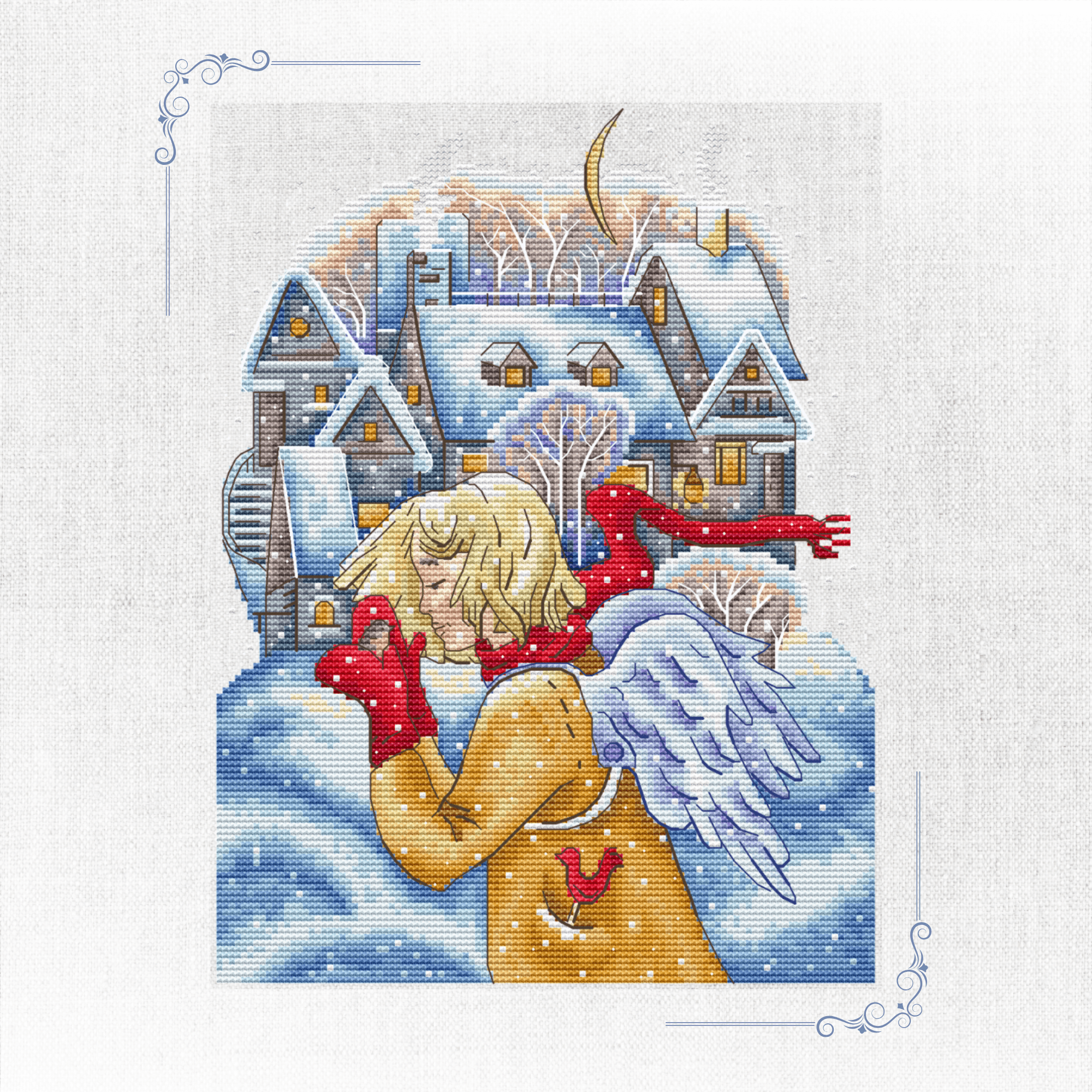 Winter Wonderland Cross-Stitch Pattern - Charming Christmas | Inspire ...