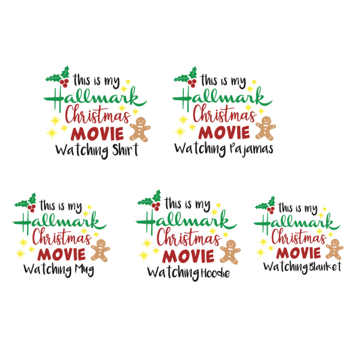 Hallmark Movie Christmas Bundle Svg, Merry Christmas Svg, Ch | Inspire ...