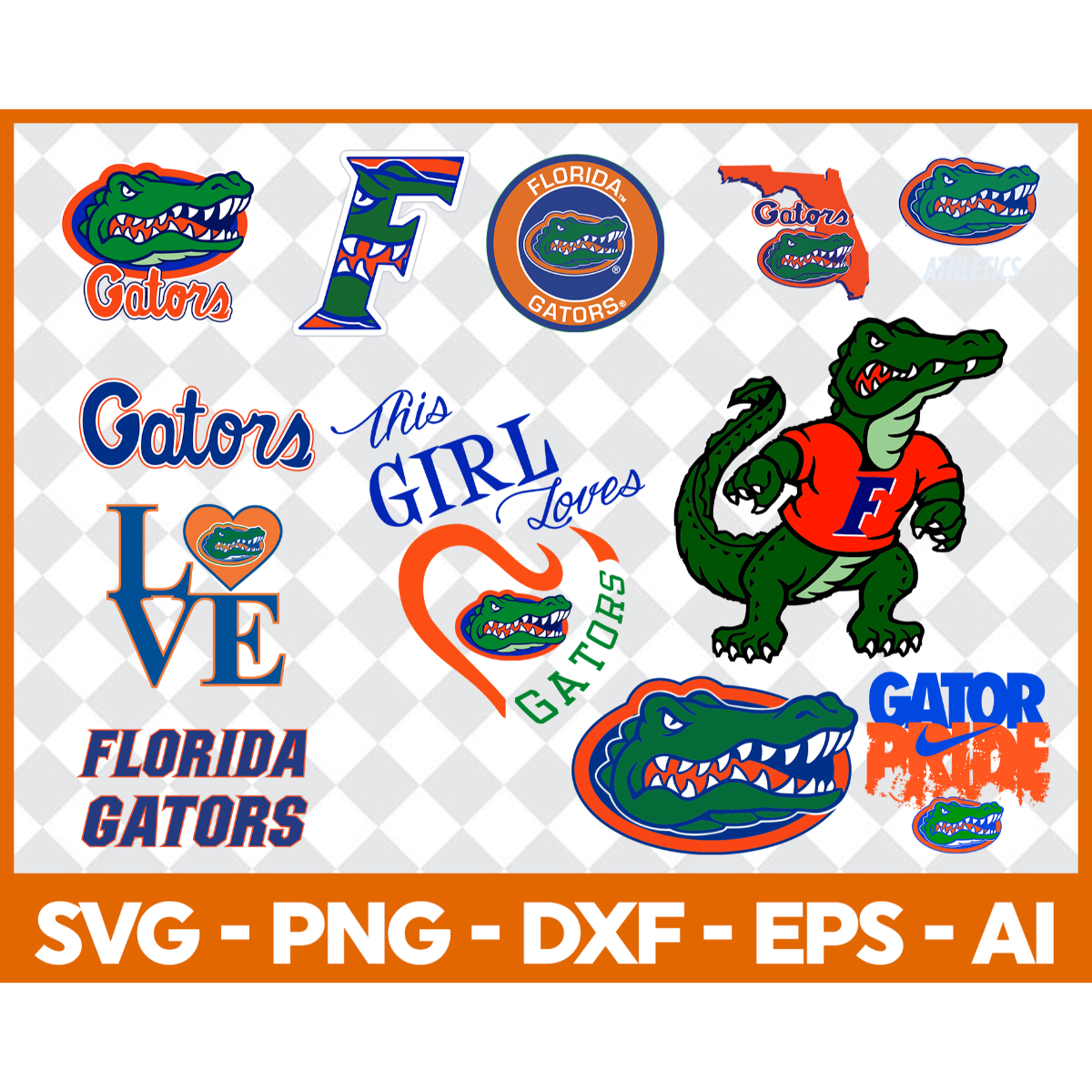 Florida Gators Bundle Svg, Florida Gators Logo Svg, Sport Sv | Inspire ...