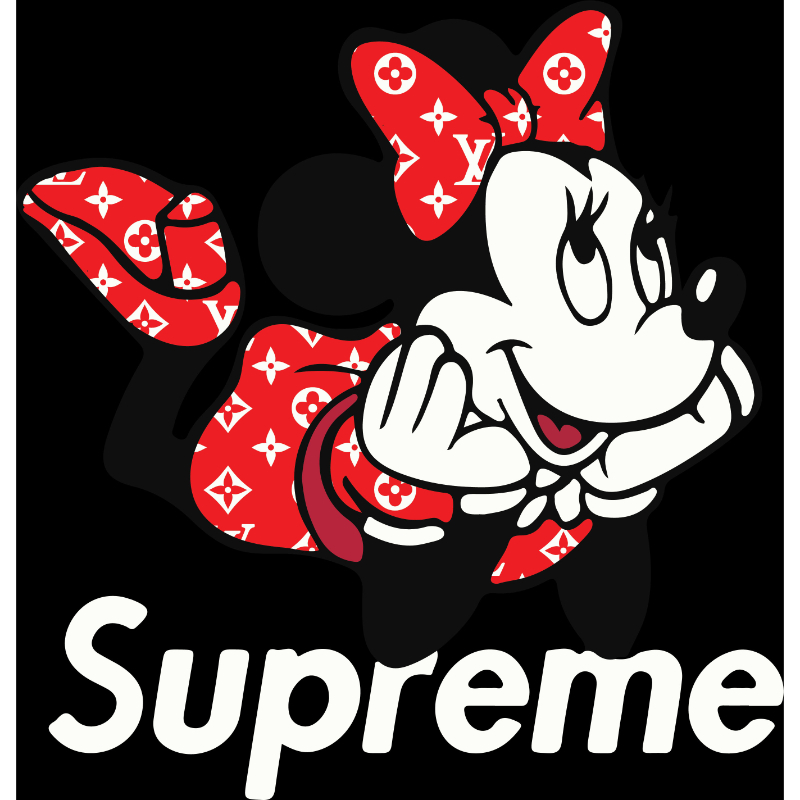 Mickey Supreme Svg, Minnie Supreme Svg, Minnie Mouse Svg, Mi | Inspire ...