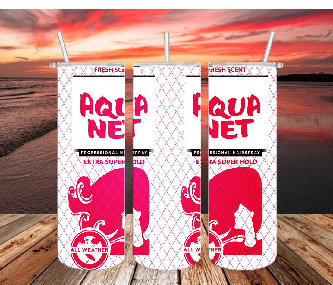 Aqua Net Hairspray Tumbler | Inspire Uplift