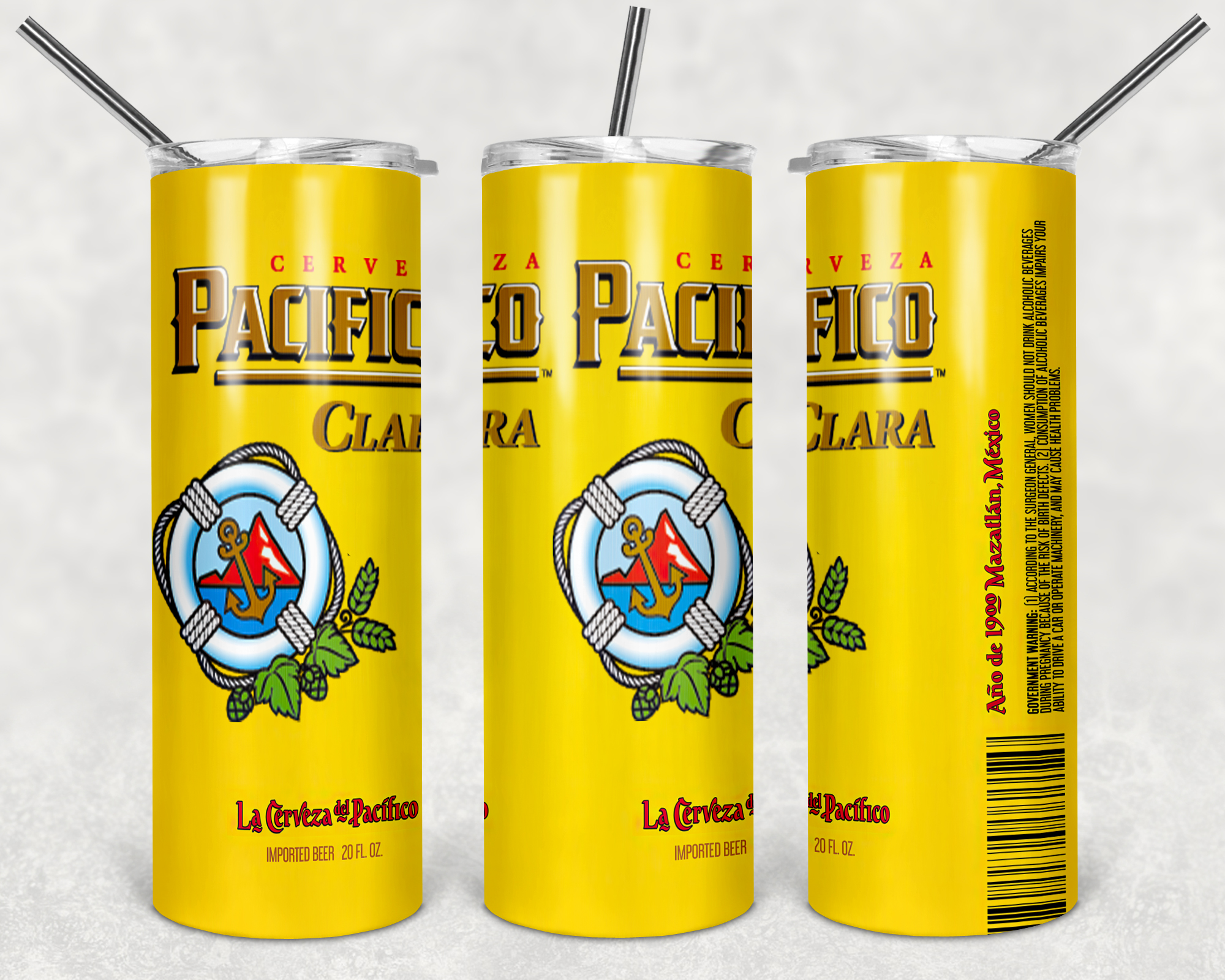 Pacifico Clara Tumbler PNG, Drink tumbler design, Straight D | Inspire ...
