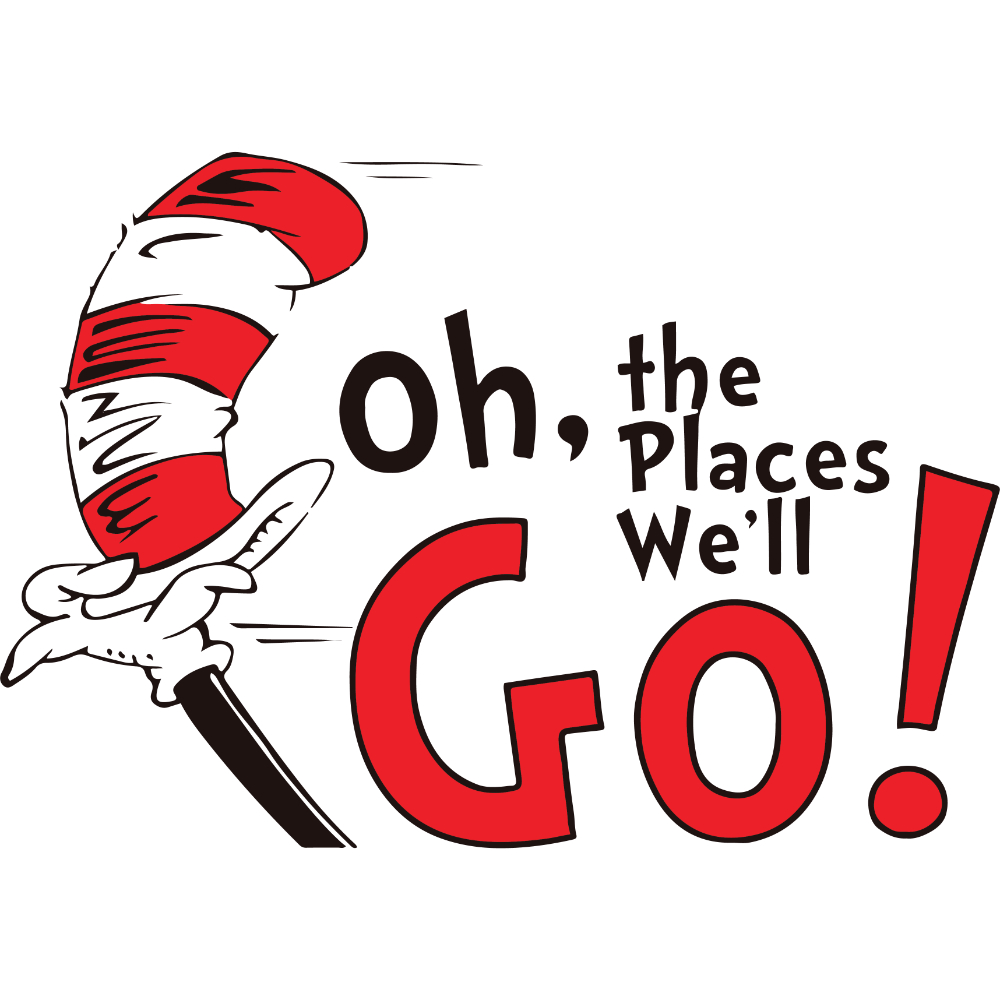 Oh The Place We Will Go Svg, Dr Seuss Svg, Dr Seuss Logo Svg | Inspire ...