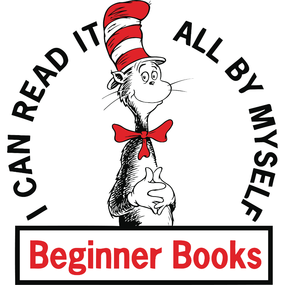 I Can Read It All By Myself Beginner Book Svg, Dr Seuss Svg, | Inspire ...