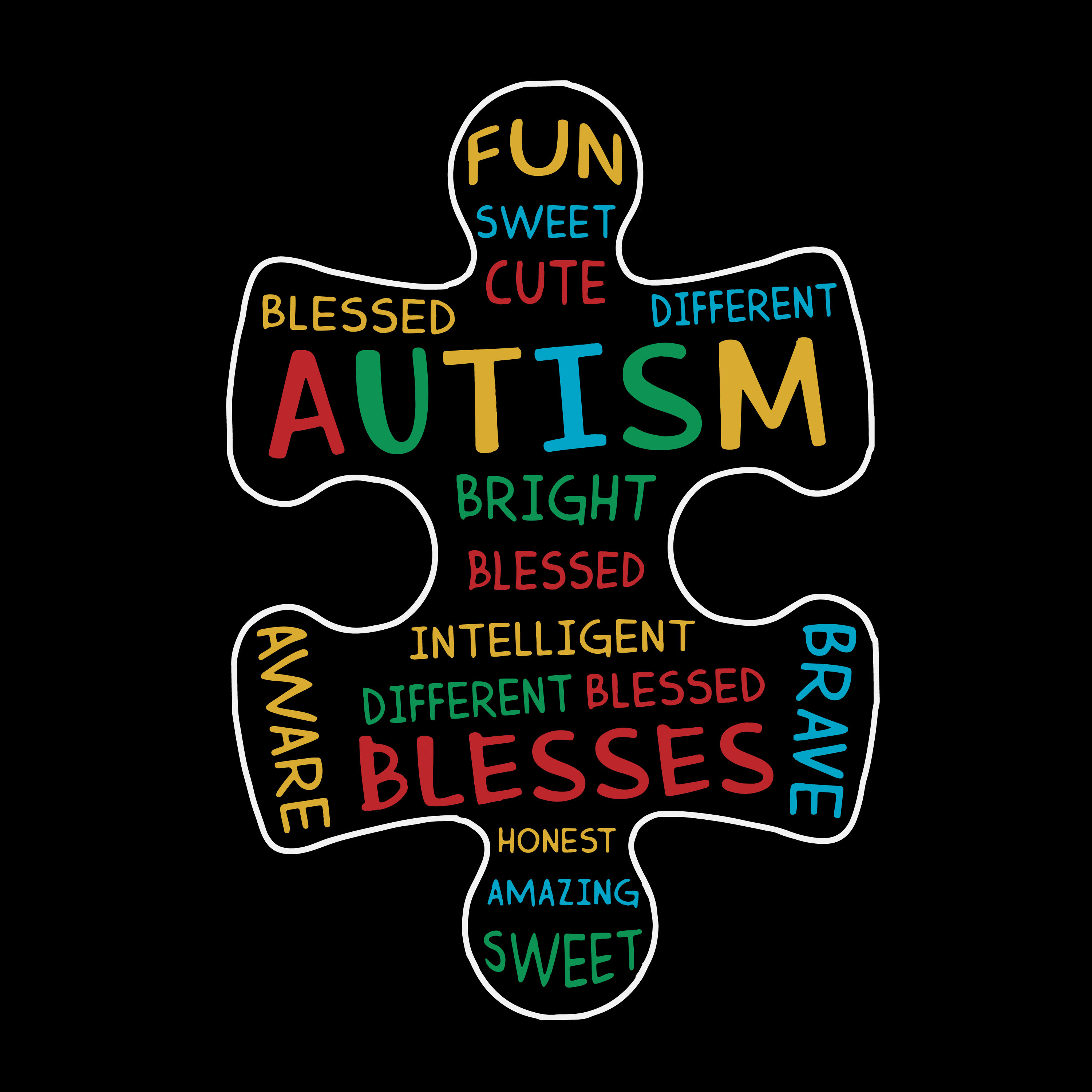 Blessed Autism Awareness Svg, Autism Svg, Awareness Svg, Aut | Inspire ...