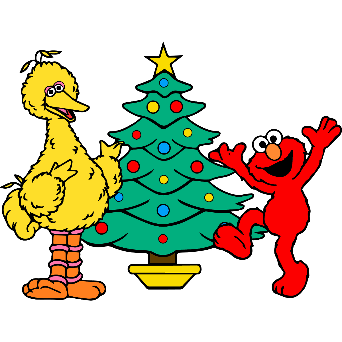 Elmo Svg, Sesame street chrismas Svg, Sesam Street Svg, Mons | Inspire ...
