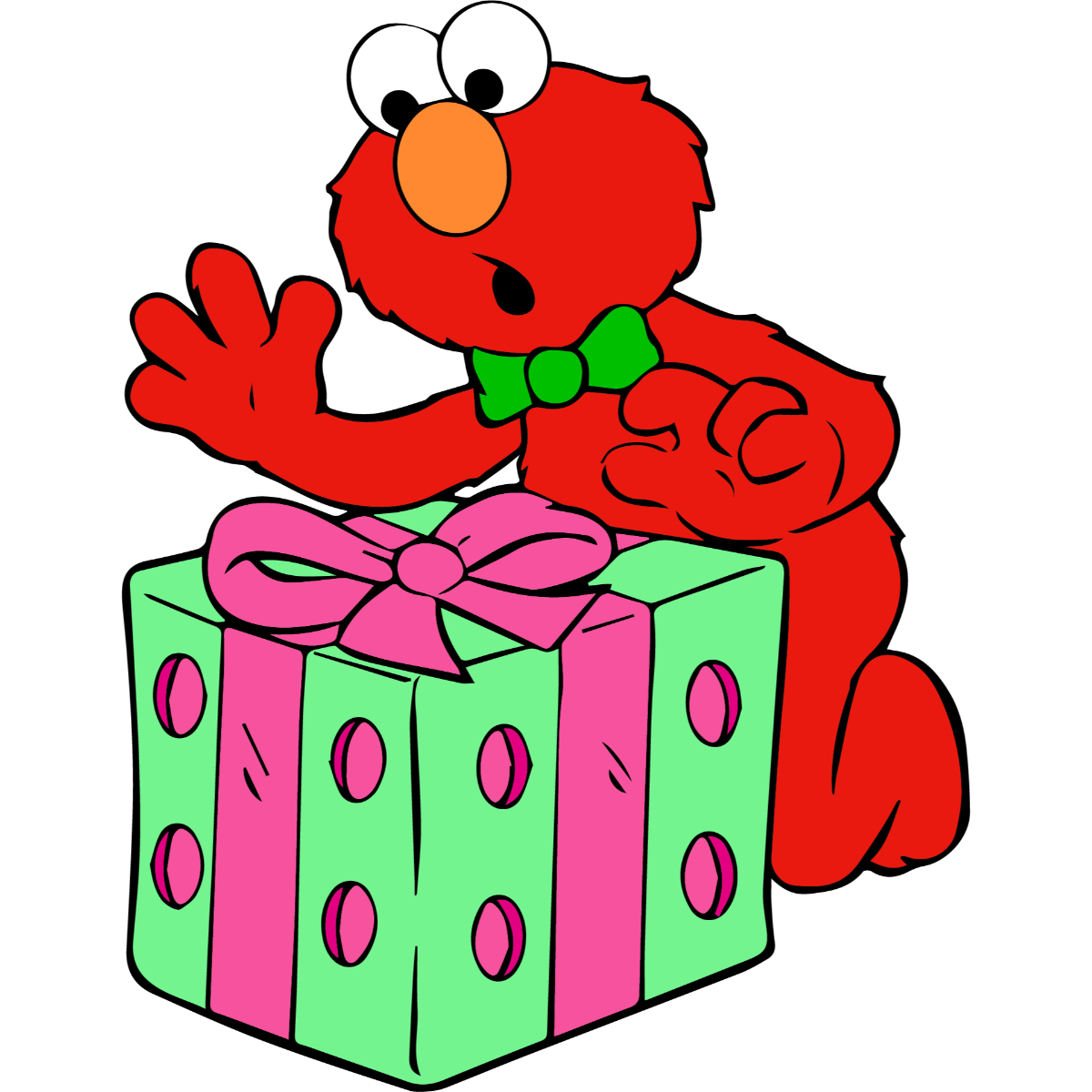 Elmo Svg, Sesame street chrismas Svg, Sesam Street Svg, Mons | Inspire ...