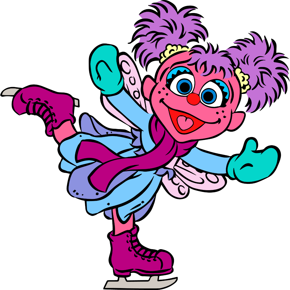 Sesame street abby Svg, Sesam Street Svg, Monsters SVG, Sesa | Inspire ...