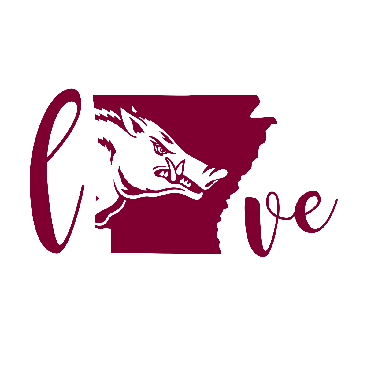 Arkansas Razorbacks Svg-Arkansas Razorbacks logo Svg-NCAA Te | Inspire ...