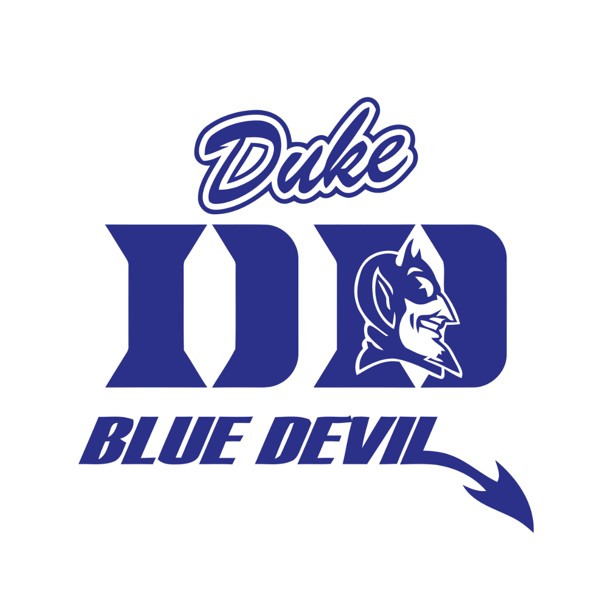 Duke Bluedevil Svg-Duke Bluedevil Logo Svg-NCAA Team Svg-Spo | Inspire ...