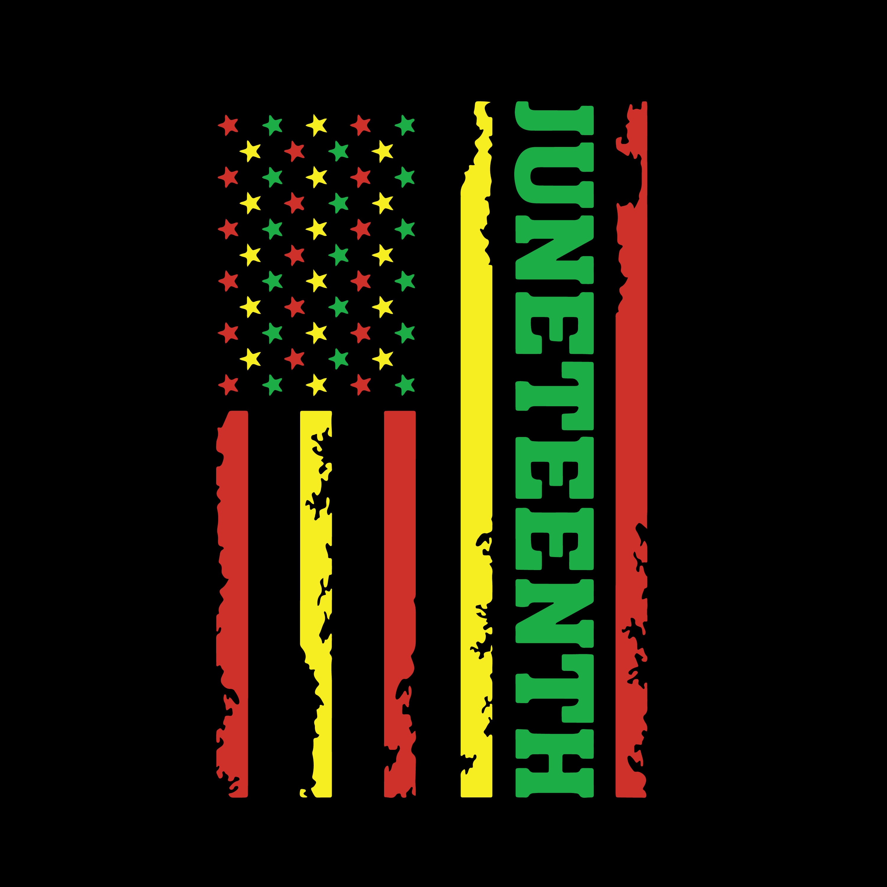 Juneteenth Flag Svg, Juneteenth June 19th 1865, Juneteenth F | Inspire ...