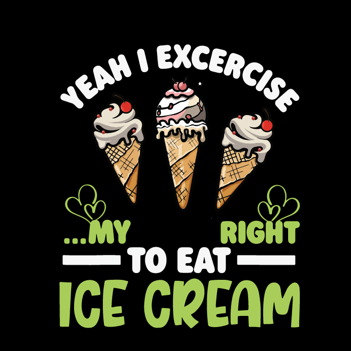 Yeah I Exercise My Right To Eat Ice Cream Svg, Hello Summer | Inspire ...