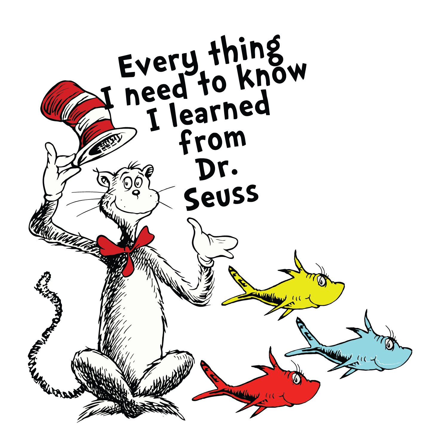 Everything I need to know I learned from Svg, Dr Seuss Svg, | Inspire ...