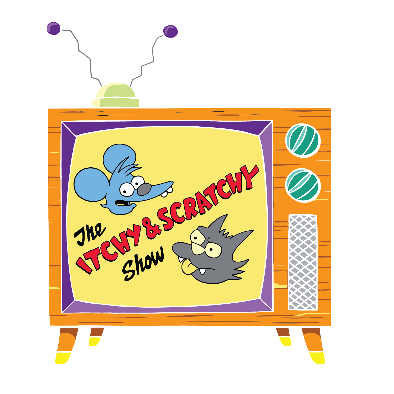 The Simpsons The Itchy And Scratchy Show Logo Svg, The Simps | Inspire ...