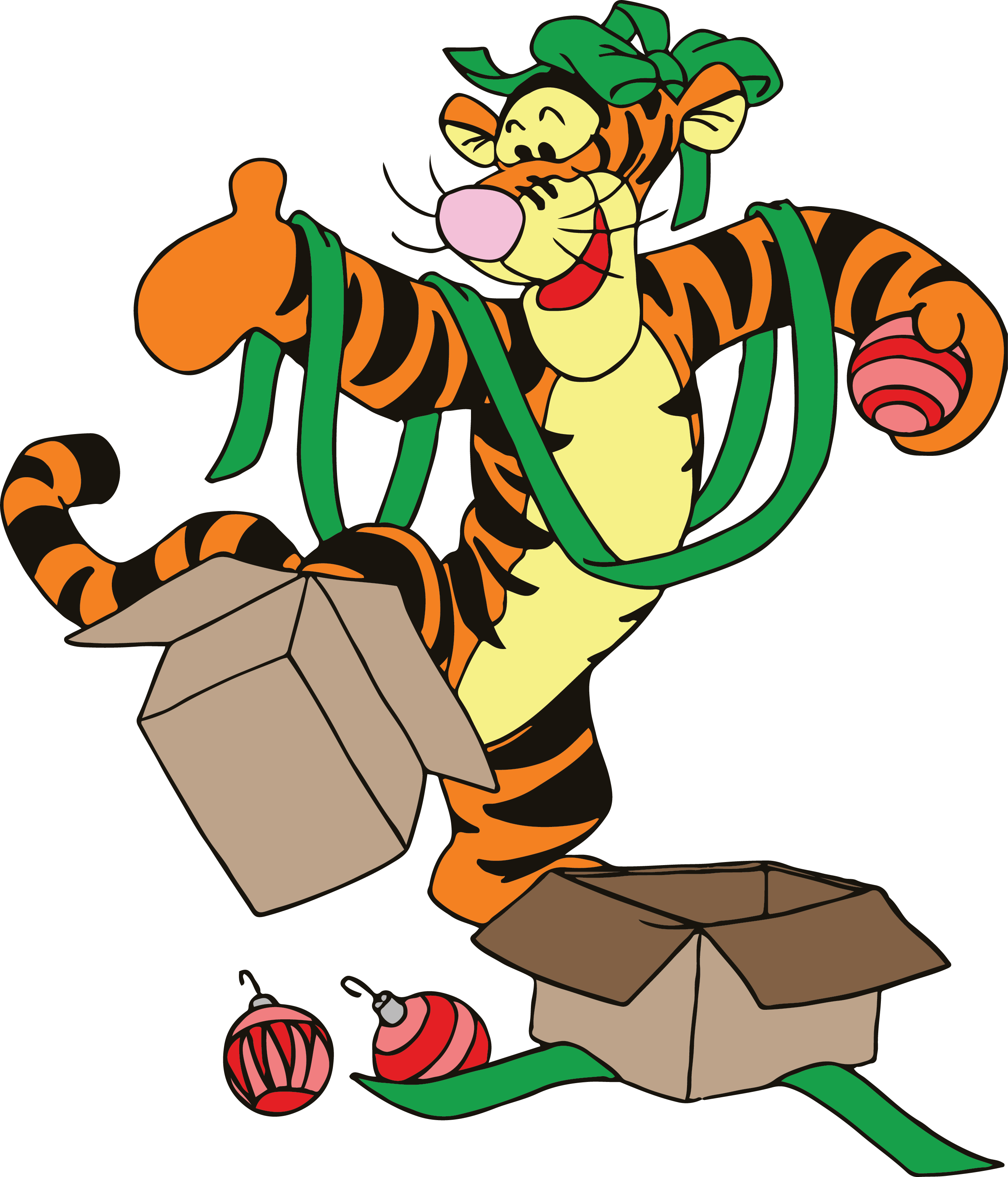 Tigger Christmas Svg, Disney Svg, Pooh Svg, Winnie Svg, Pigl | Inspire ...
