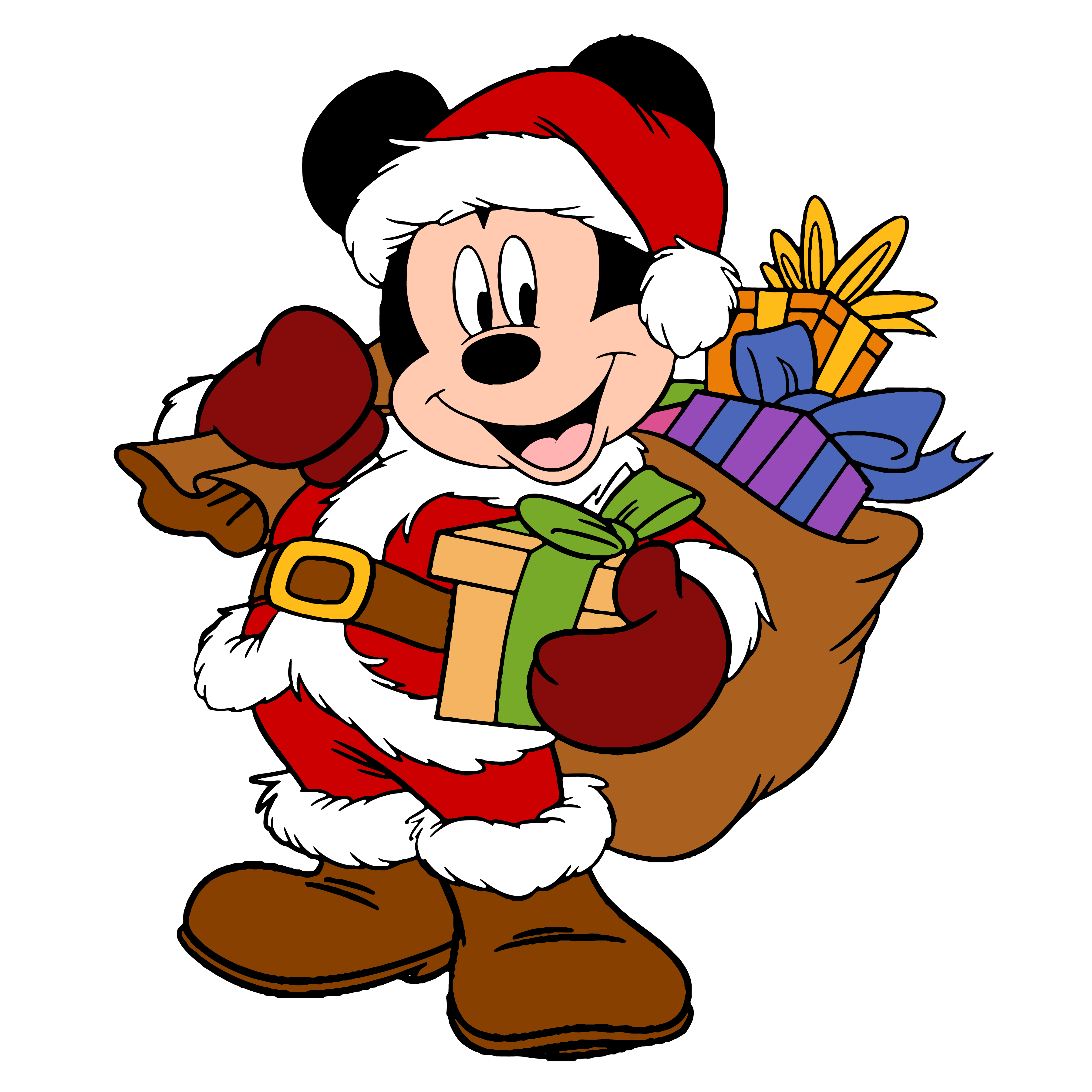 Christmas Santa Mickey Mouse Svg, Cartoon Svg, Mickey Mouse | Inspire ...