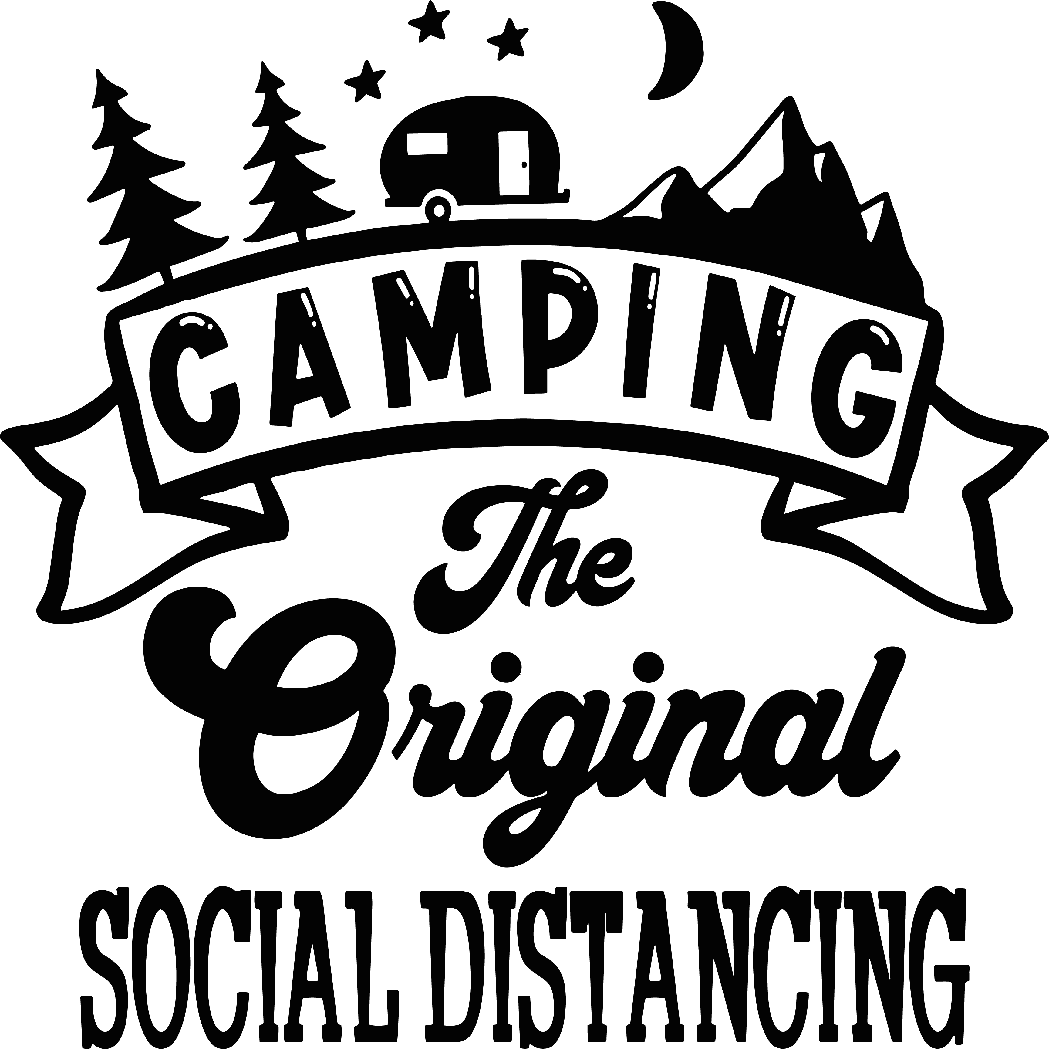 Camping the original social distancing Svg, Camping Svg, Cam | Inspire ...