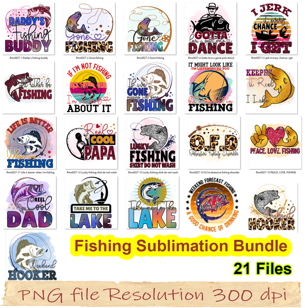 Fishin Sublimation Bundle, Fishing Png Bundle, Fishing Subli | Inspire ...