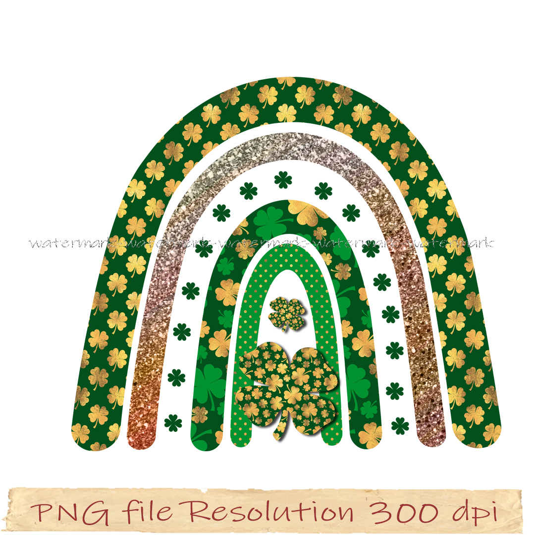 St. Patrick's Day Sublimation Bundle, Rainbow design png, 35 | Inspire ...