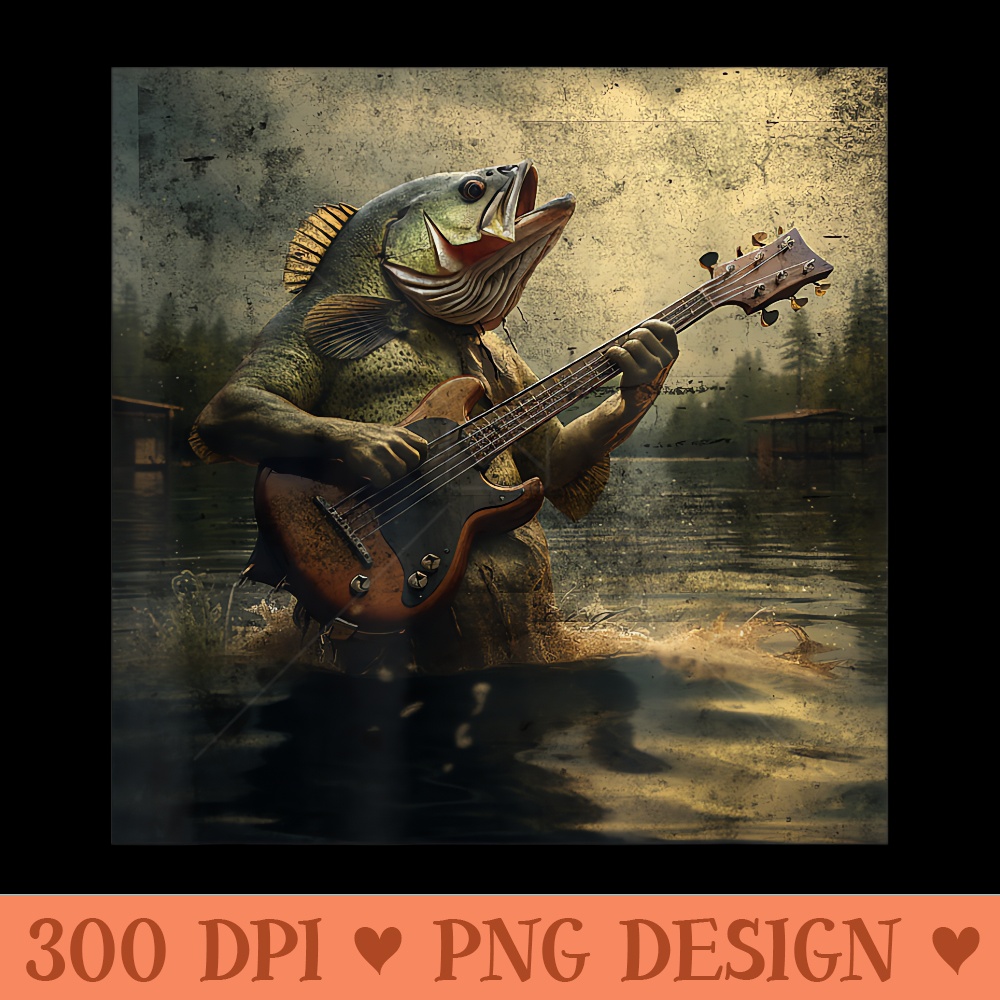 Weird Bass Fish Playing Bass Guitar Funny Cursed Meme - Subl | Inspire ...