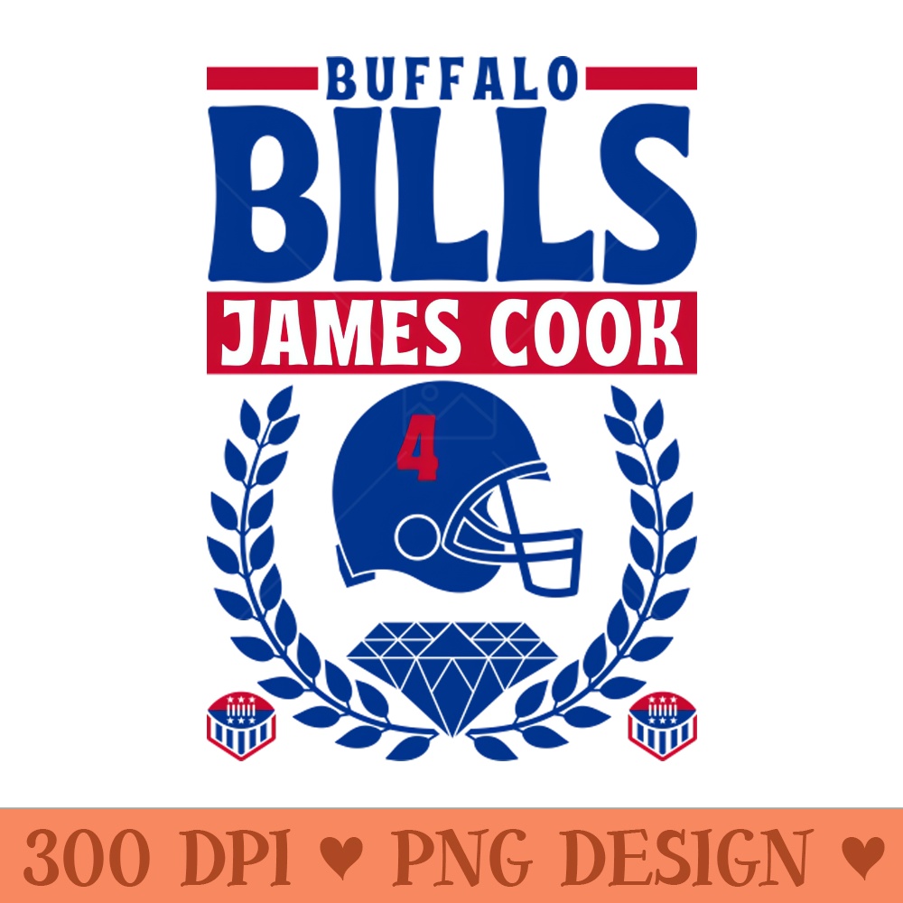 Buffalo Bills James Cook 4 Edition 3 - PNG Graphics Download | Inspire ...