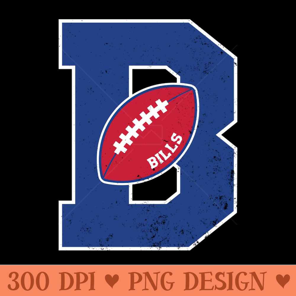 Big Bold Buffalo Bills Monogram - Sublimation templates PNG | Inspire ...